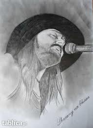 Historia Bluesa- Dżem: Ryszard Riedel- Rysunki