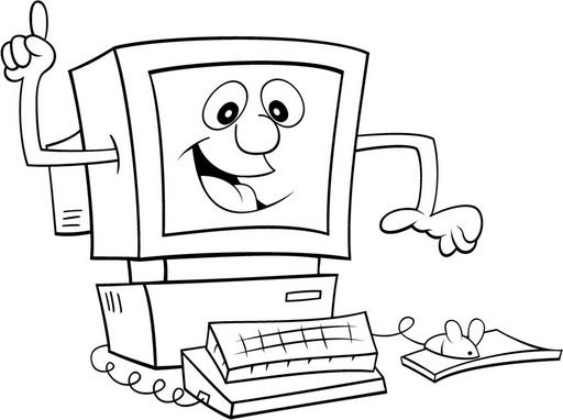 Mi colección de dibujos: ♥ Informática dibujos para colorear ♥