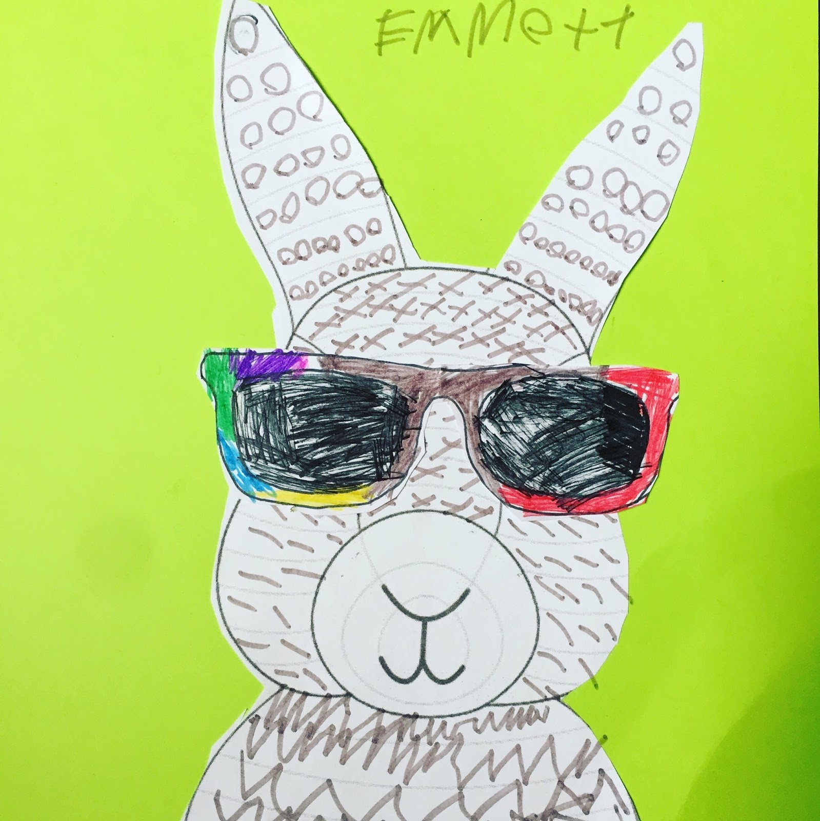 Silly Easter Bunny Craft.. with Glasses! | Gettin' Crafty with Natalie