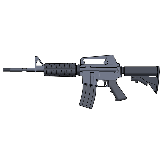 TheTenehuini, 3D models on the way!: Cartoon style M4A1