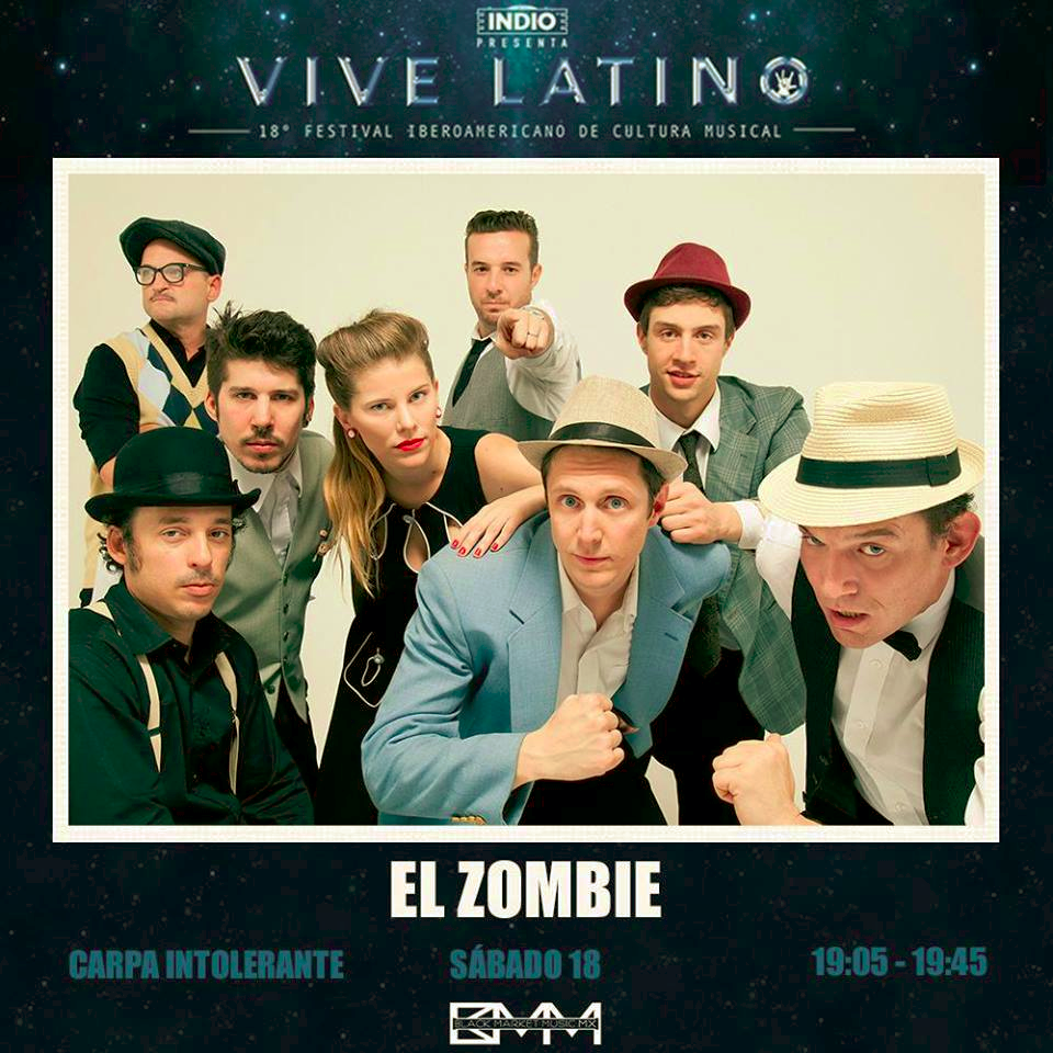 El Zombie se presentarán por primera vez en el Vive Latino 2017!