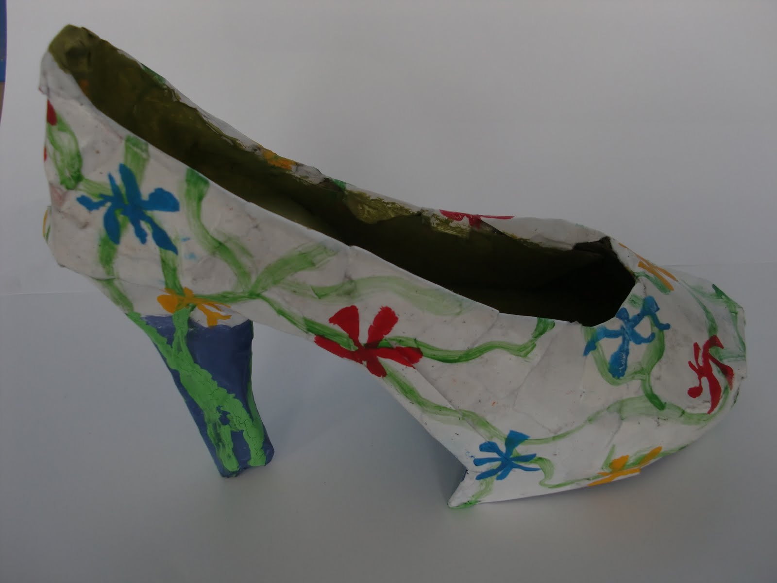 OLC ART: 2nd Yr Shoe Sculptures