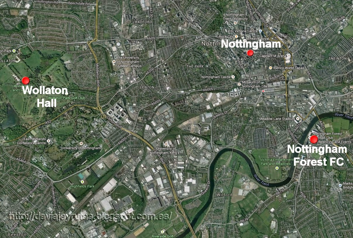 Más Nottingham, Wollaton, Sherwood y Nottingham Forest FC