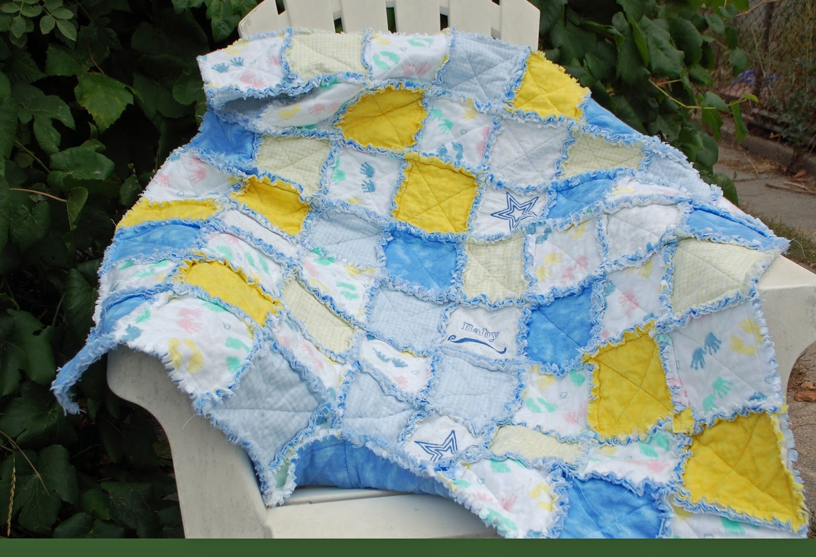 Richard And Tanya Quilts Rag Quilt 12