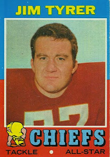 Old baseball cards & football cards: Kansas City Chief Jim Tyrer Hall ...