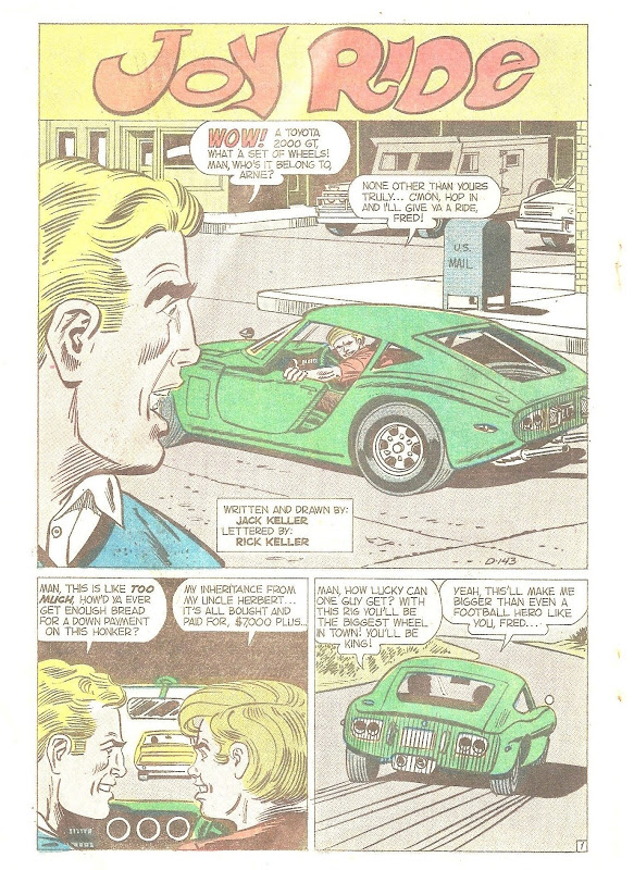 The World of JEK: Charlton Comics Hot Rods and Racing Cars 1971