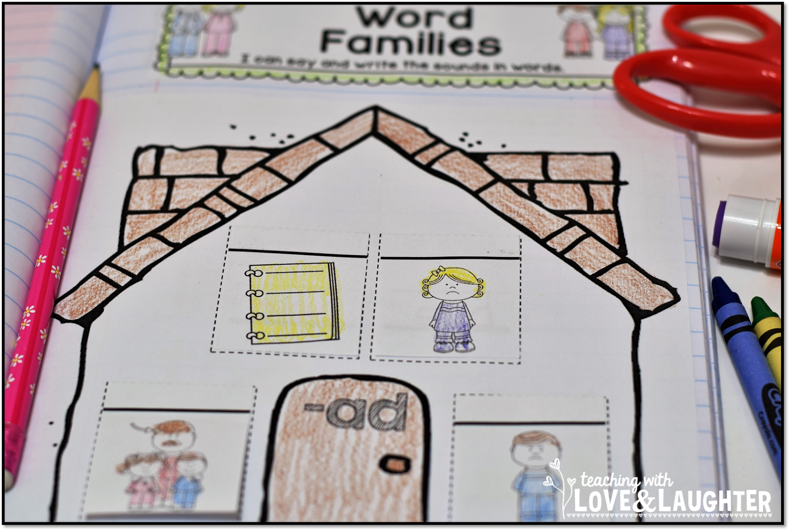 Teaching With Love and Laughter: Kindergarten Phonics Interactive Notebooks