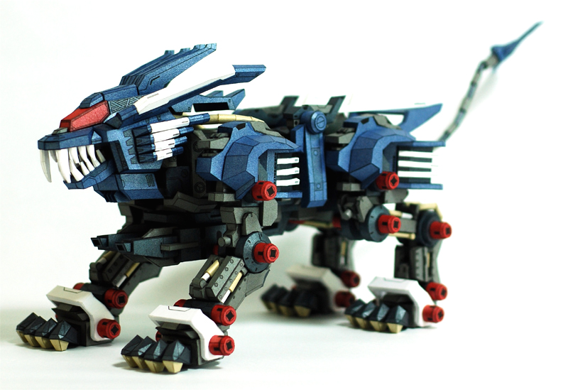 RZ-028 Blade Liger Papercraft model ~ Chimera's Crafty Creations