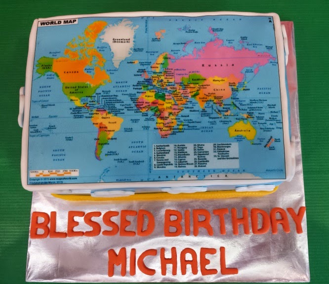 Yochana's Cake Delight! : Map Cake