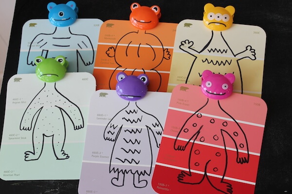 Mix & Match Monster Activity for Preschoolers | Sunny Day Family