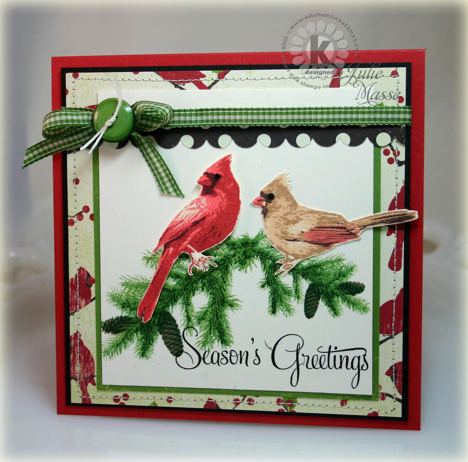 Stampin With Julie: Cardinal Couple