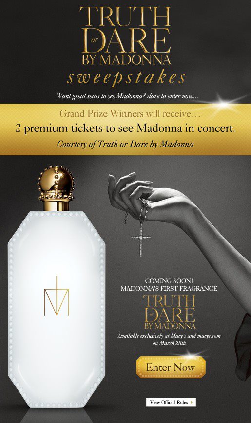 IMAGEM - MADONNA: Está chegando o perfume de Madonna.