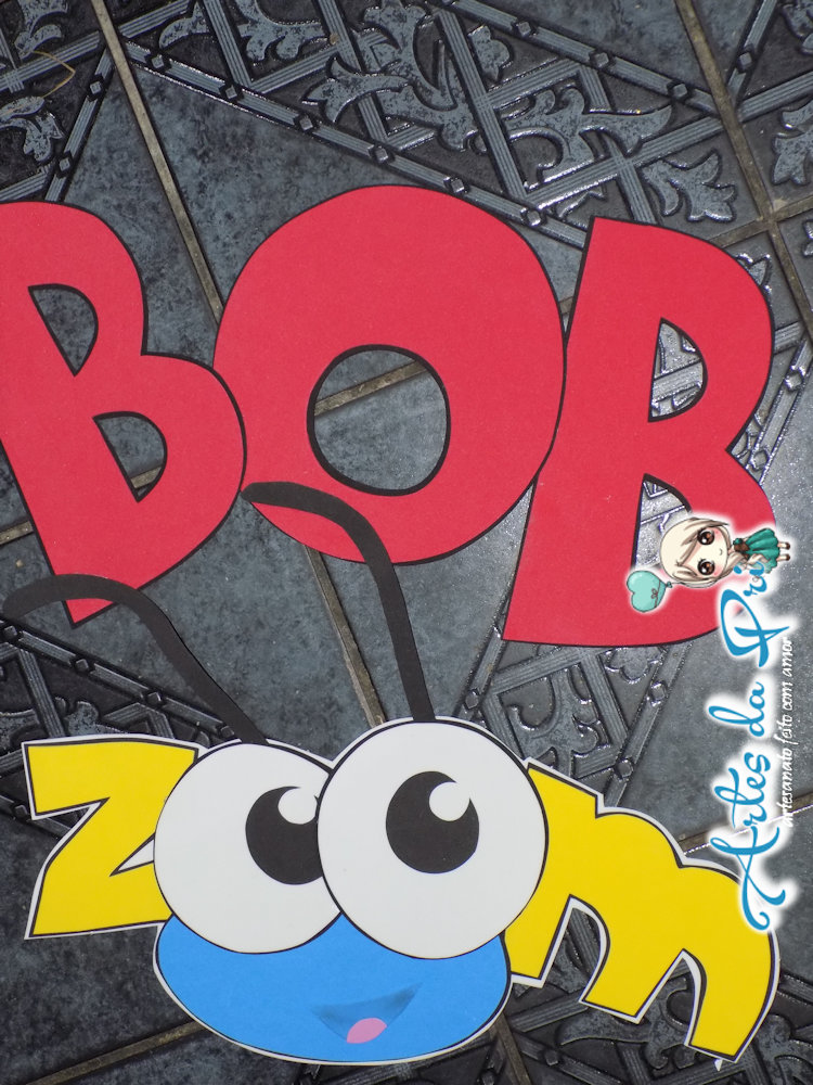 Artes da Pri: Painel Bob Zoom em eva