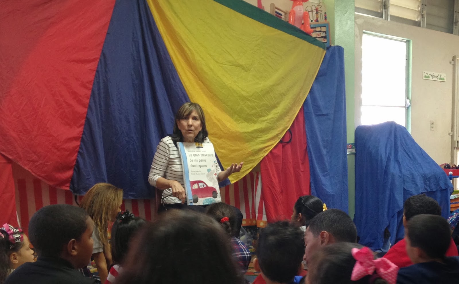 Escuela Elemental Francisco Valdés Rola: Visita de Georgina Lázaro León