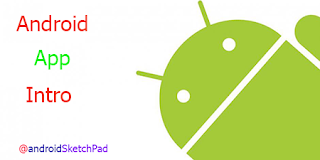 How to create Android Material App intro AndroidSketchpad