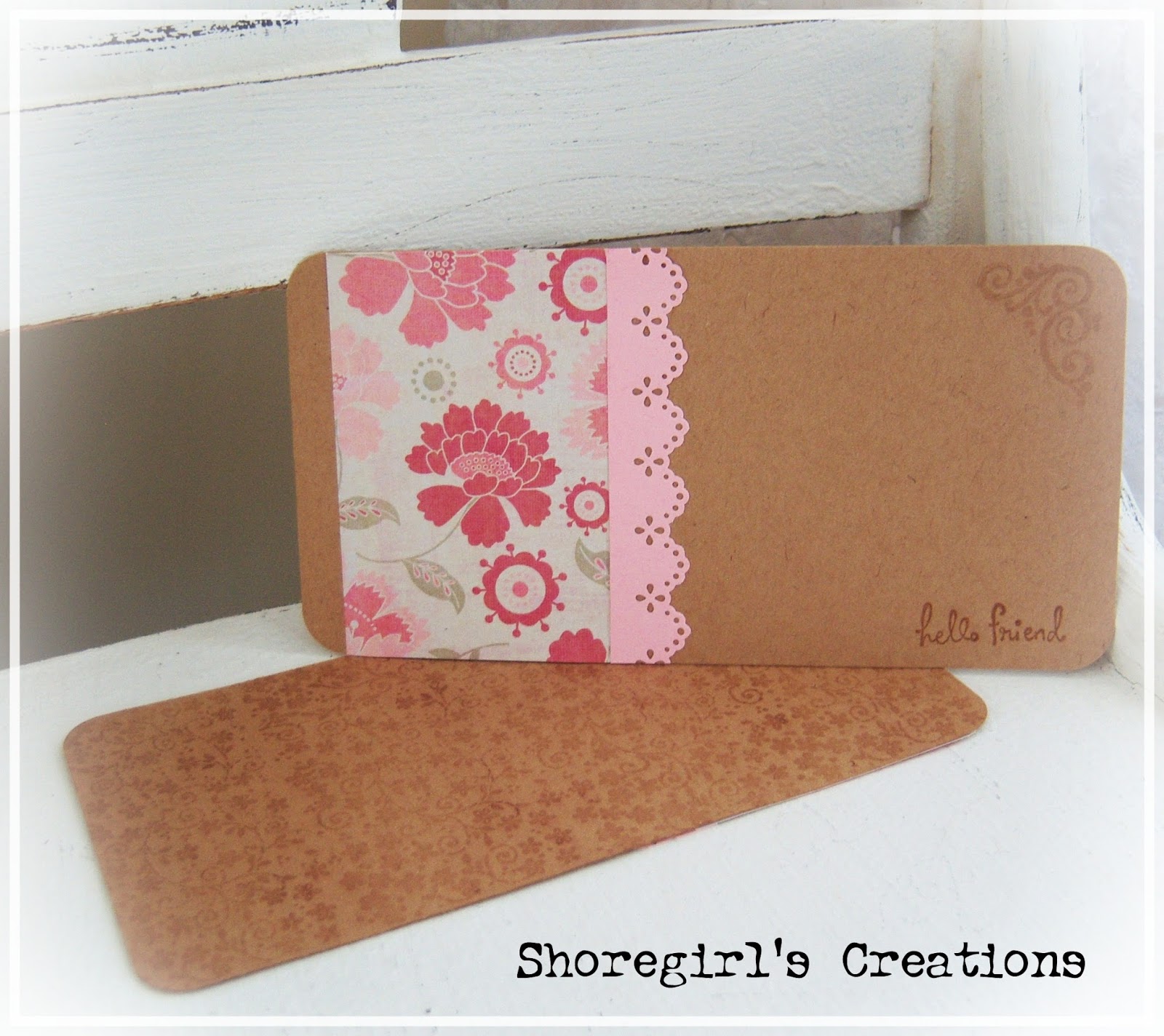 Shoregirl's Creations: Hello Friend - Long Card