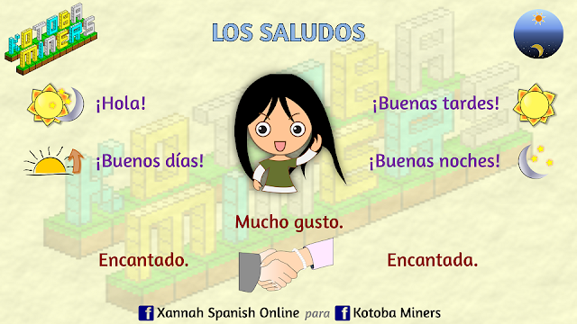Xannah Spanish Online: Infographic: los saludos