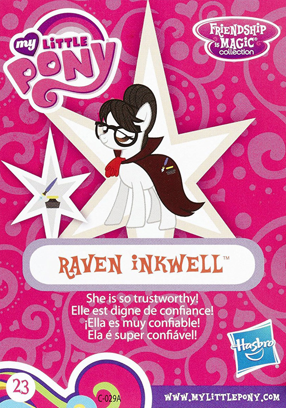 MLP Raven Inkwell Blind Bag Cards | MLP Merch