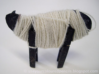 Use Your Coloured Pencils: Sheep