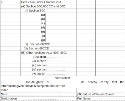 WELCOME TO CA GROUPS: DOWNLOAD FORM 12BB TO CLAIM DEDUCTION BY SALARIED ...