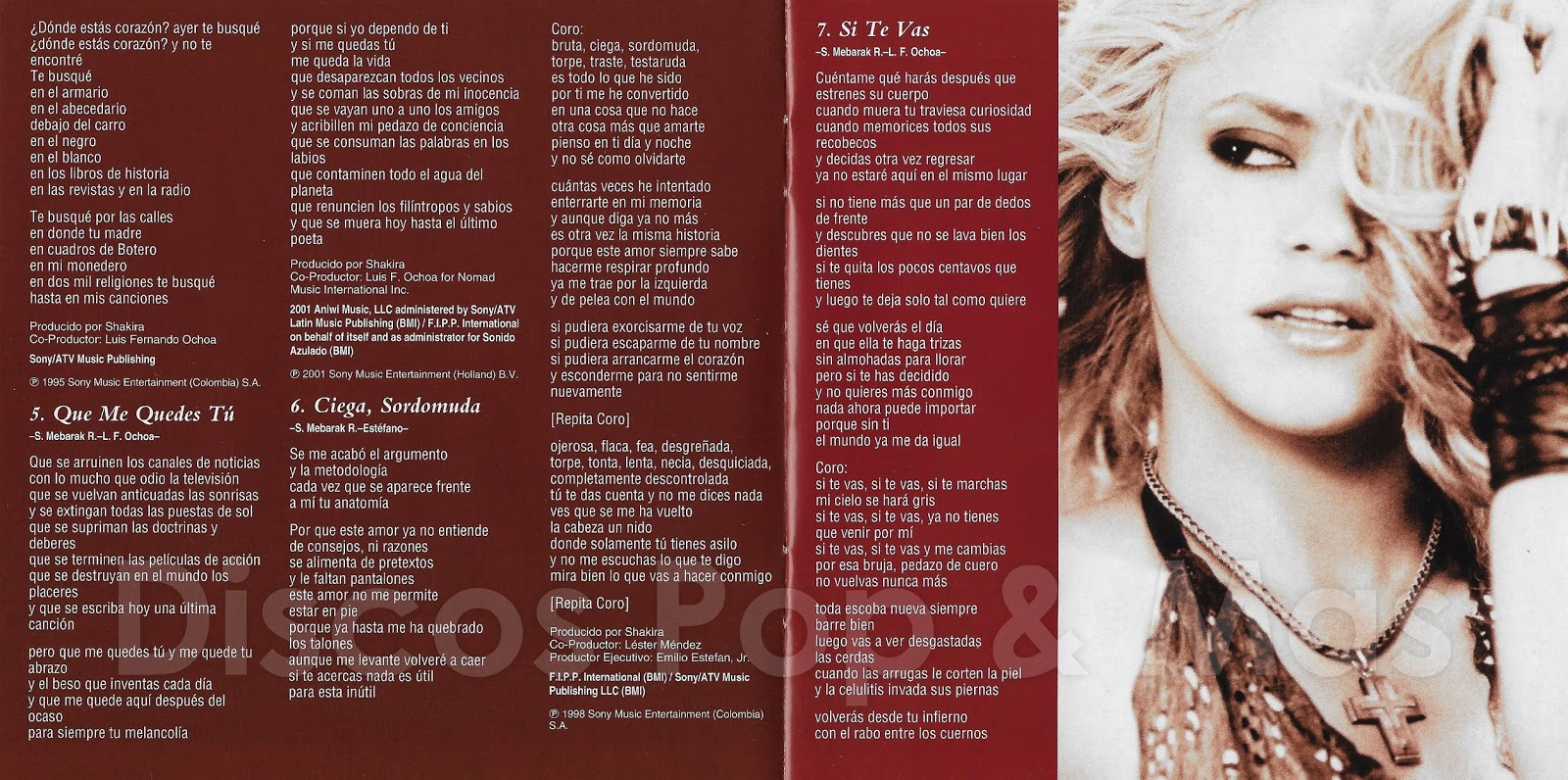 Discos Pop & Mas: Shakira - Grandes Exitos