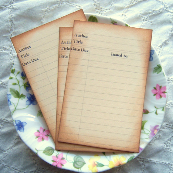 Sweetly Scrapped: Vintage Inspired Library Card Idea!!!!