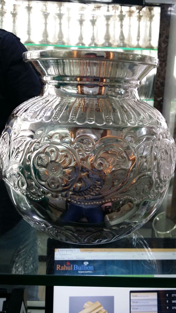 MADHAVI SILVER PALACE: SILVER POTS or BINDELU ANTIQUE POTS