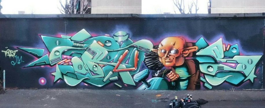 GRAFFITI COLLECTION IDEAS: 36 Graffiti Mural Letters on Wall For Collection