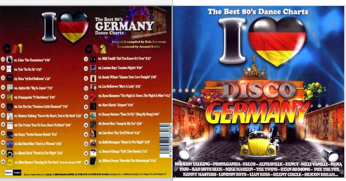 MUSICOLLECTION: I LOVE DISCO GERMANY 80 - 2012