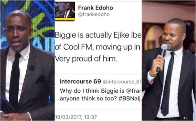 WWTBM host Frank Edoho Thinks Biggie Is Ejike Ibedilo - BIG BROTHER NAIJA