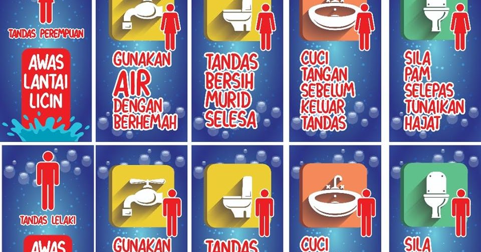 CARTA KECERIAAN SEKOLAH: POSTER TANDAS