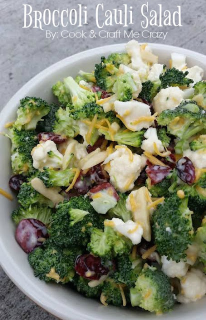 Cook and Craft Me Crazy: Broccoli Cauli Salad