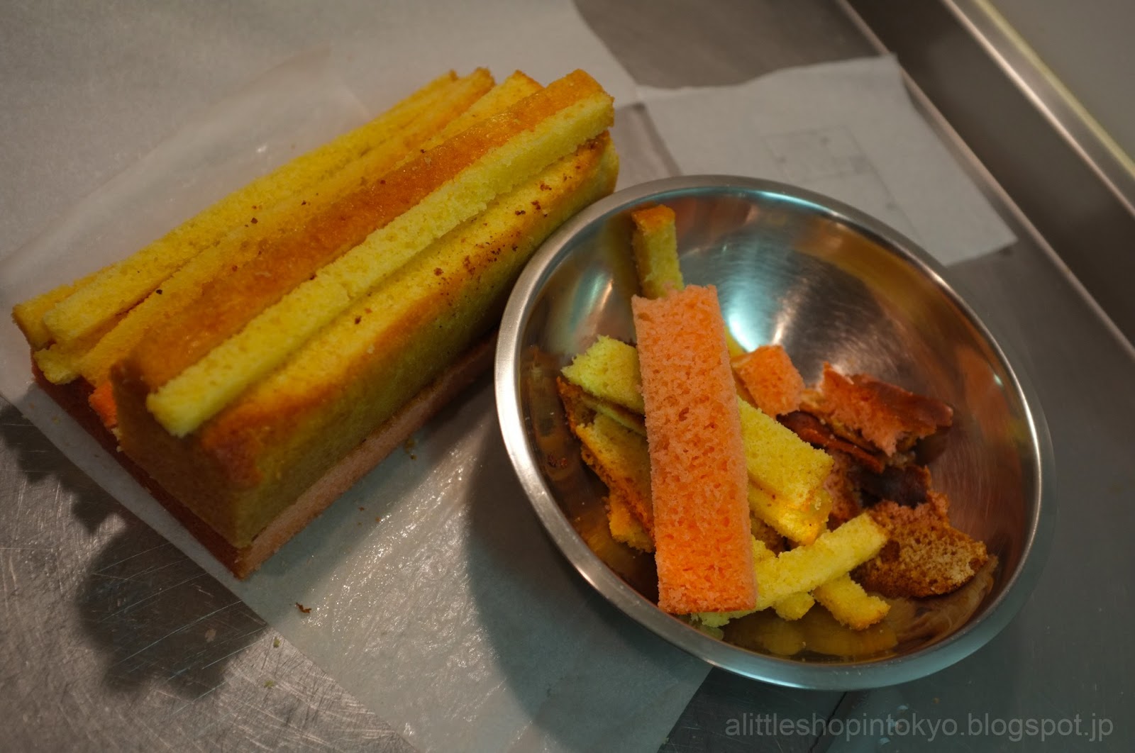 A little shop in Tokyo: Fibonacci cake, a golden ratio Battenberg ...
