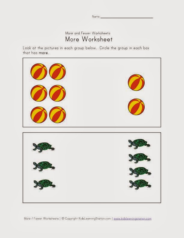 Compare More and Less | روضة العلم للاطفال