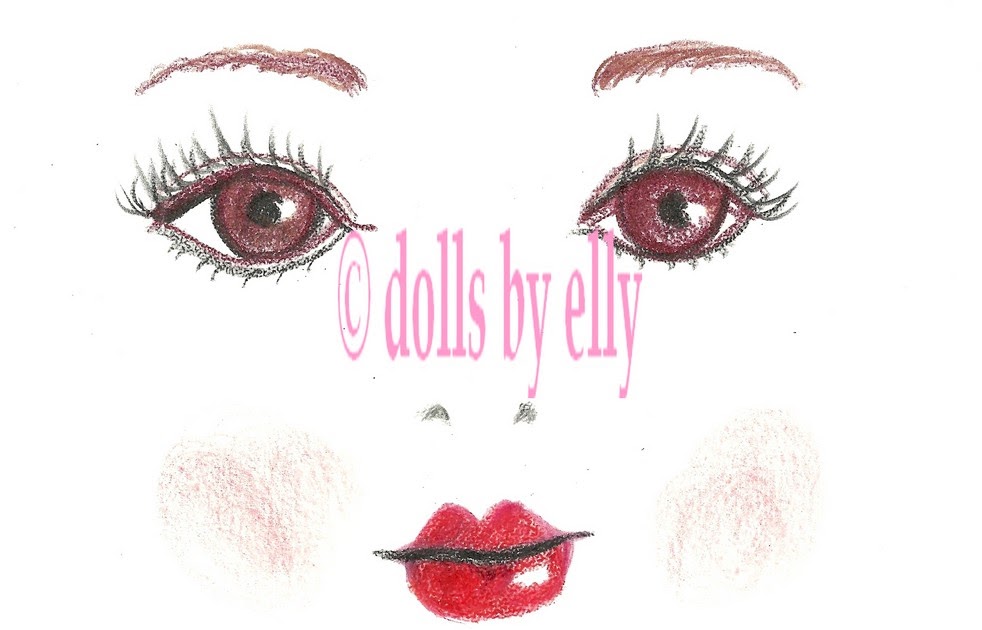 dolls by Elly: doll face transfer #1