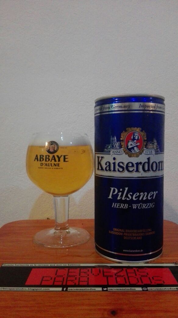 CERVEZAS PARA TODOS: Kaiserdom Pilsener
