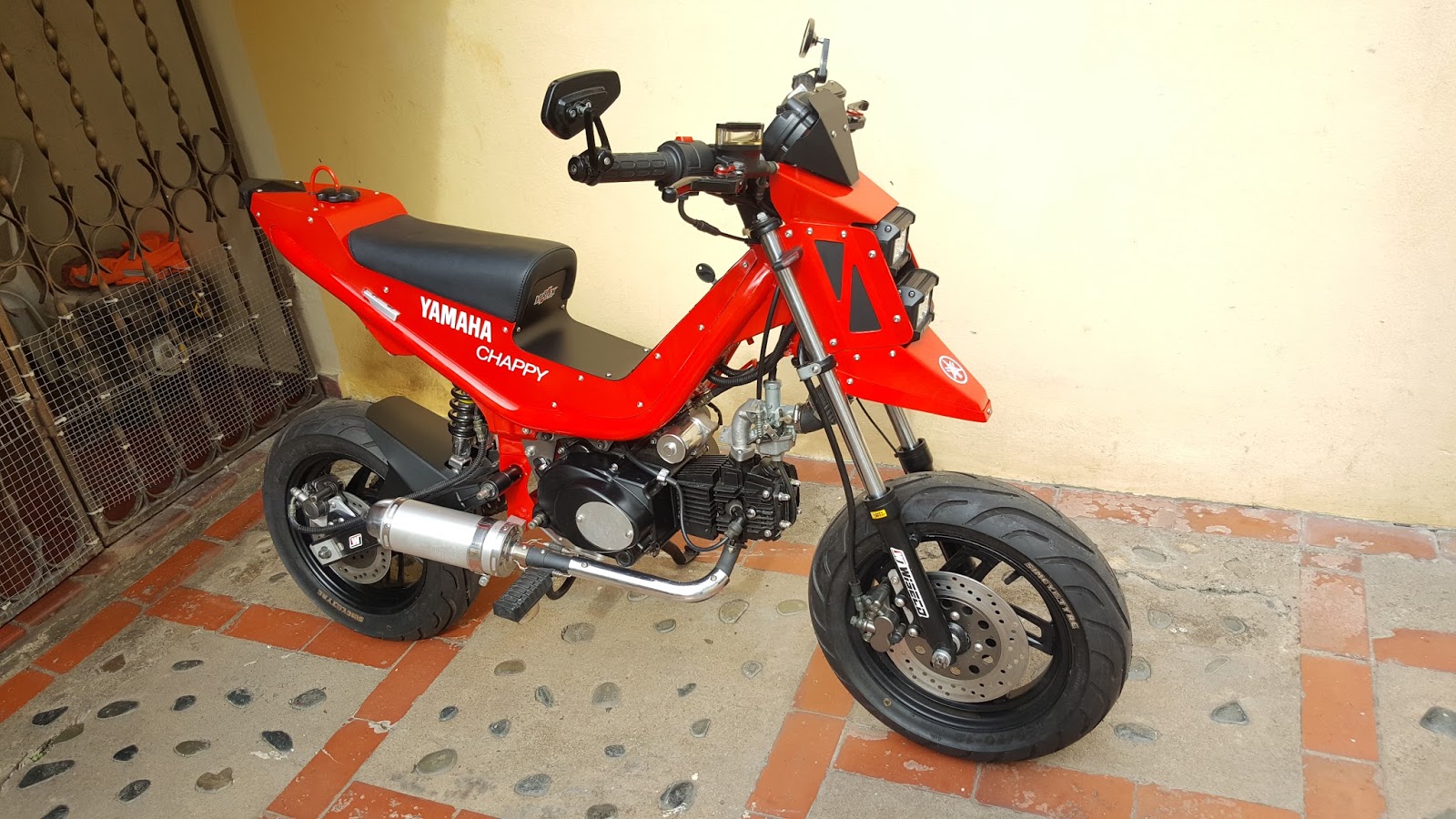 Yamaha chappy modificada : octubre 2017