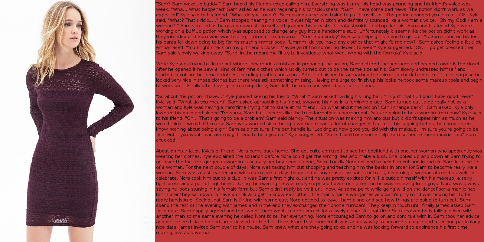 Marti's tg captions: Unexpected result