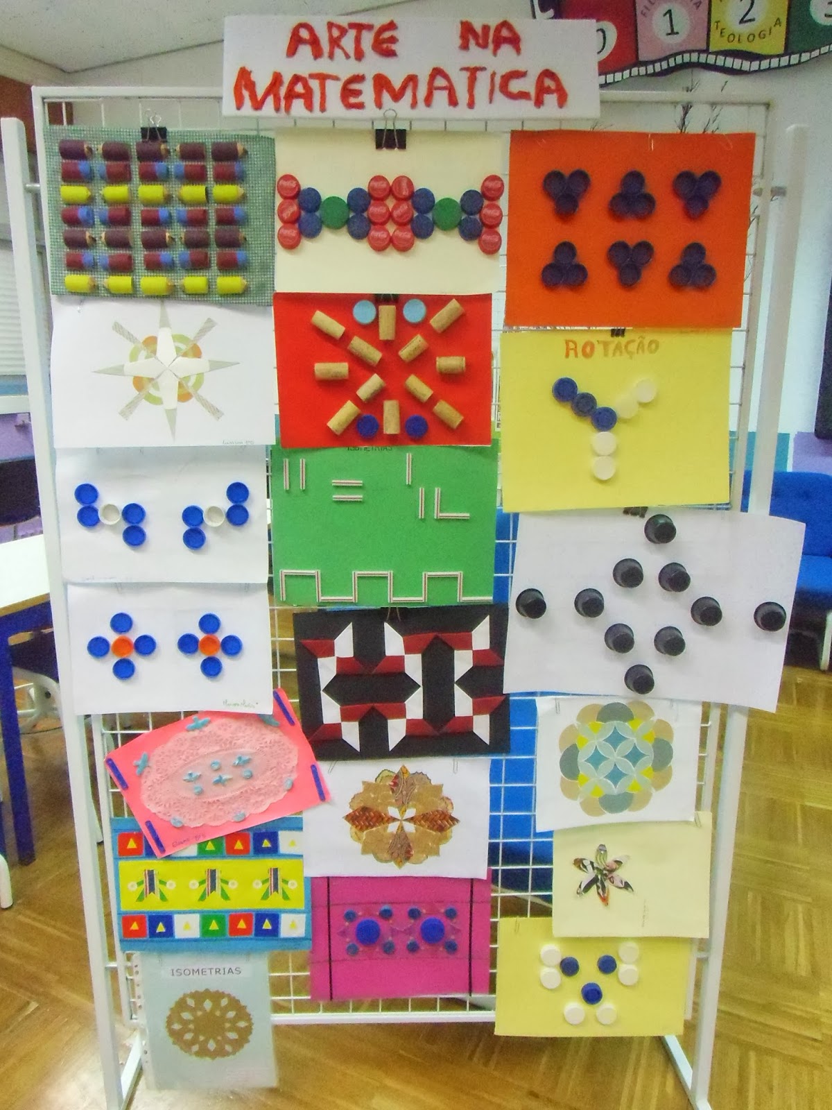 Biblioteca Escolar Neves Júnior: Arte na Matemática
