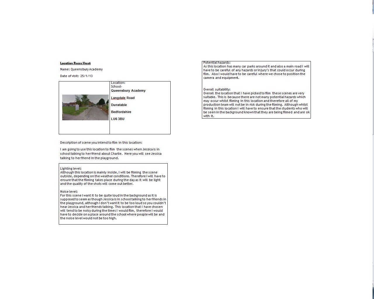 Single Camera Production : Pre-Production