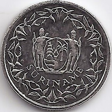 Erik J. van Loon munteninfo: SURINAME: 5 cent, 10 cent, 25 cent en 100 ...