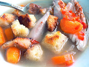 Kitchen Stories: Frumenty Soup with Smoked Pork Shank