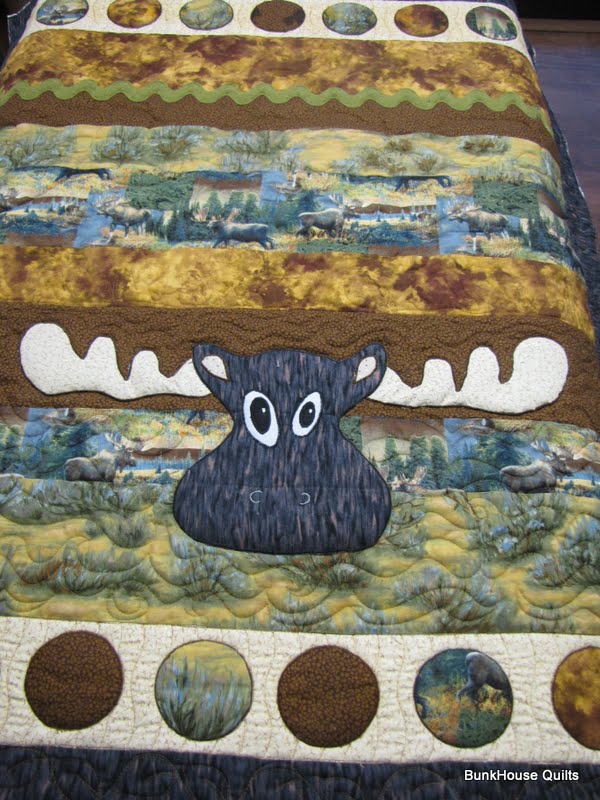 Quilting In The BunkHouse: Moose Quilt