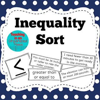 Teaching in an Organized Mess: Writing and Graphing Inequalities