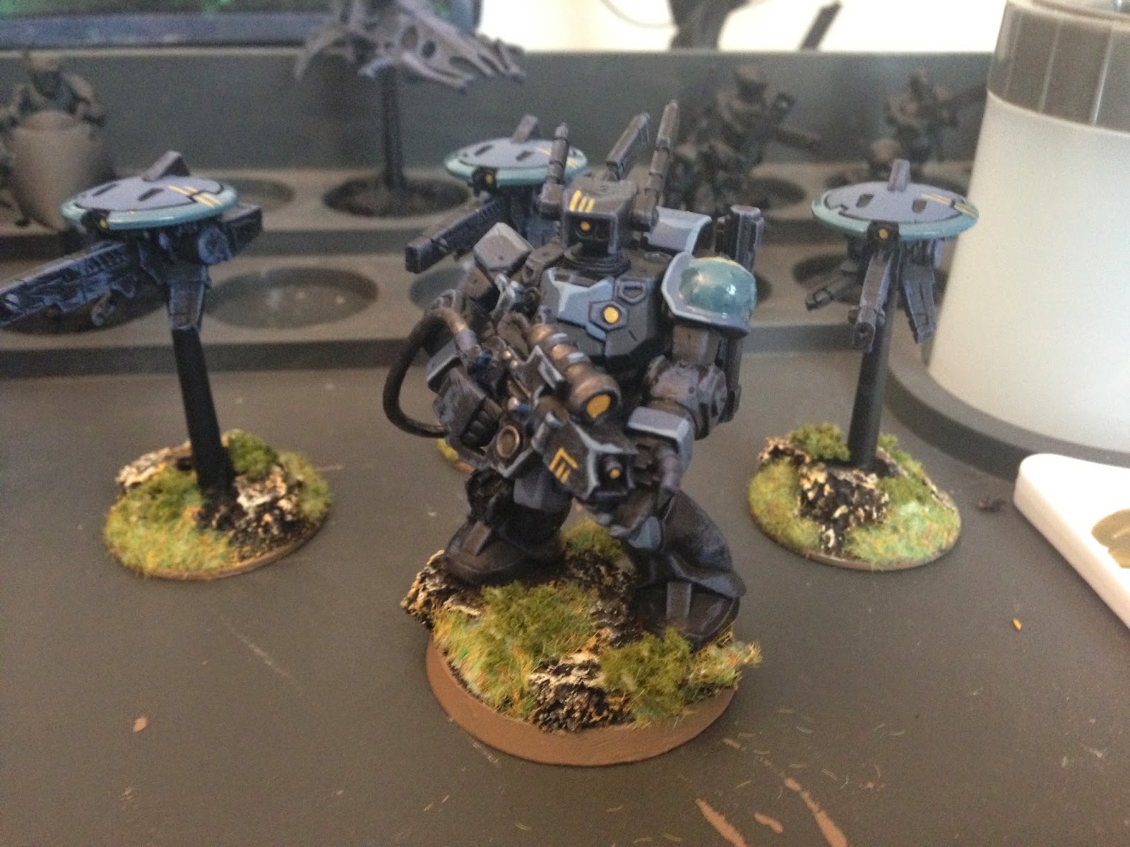 Kris Wall Minis: Some More Work Done on the Tau Sniper Drone Team
