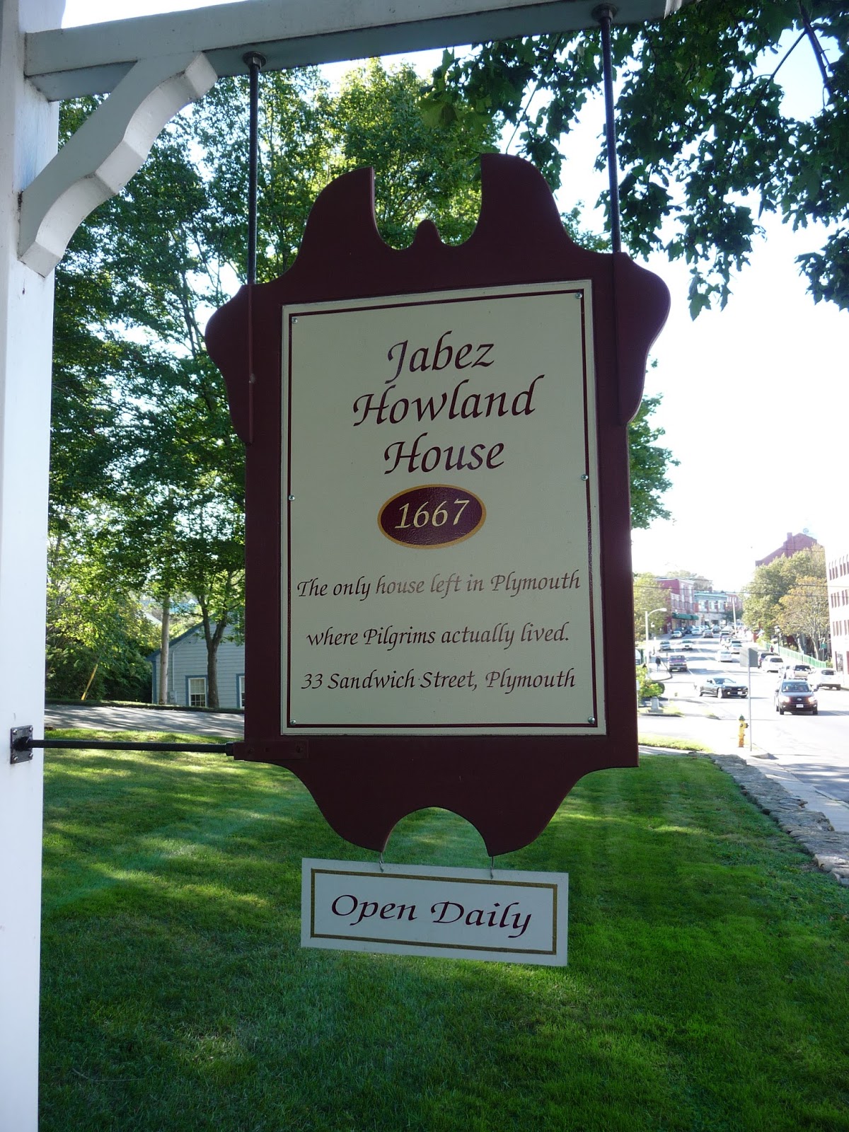 Nutfield Genealogy: Jabez Howland House, Plymouth, Massachusetts