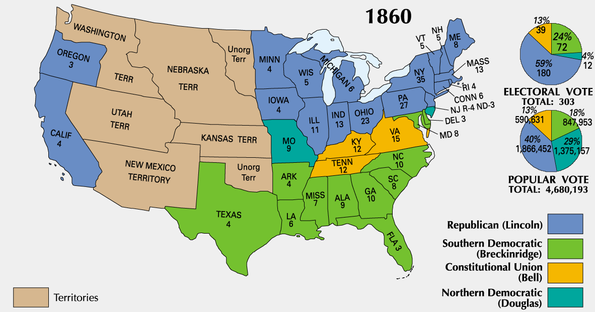 The American Civil War 150 Years Ago Today: Nov. 6, 1860