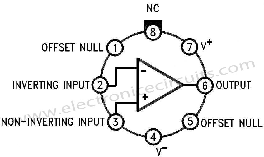 Introduction to 741 operational amplifier tutorial - Electronic Circuit ...