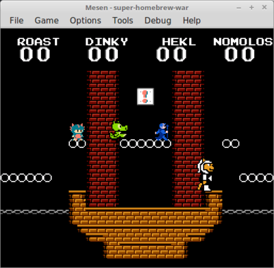 Indie Retro News: Super Homebrew War - Fight it out in this 4 player ...