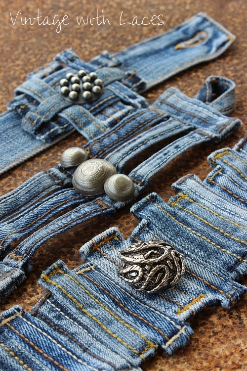 Denim Belt Loop Cuffs and Some Tags | Vintage with Laces | Bloglovin’